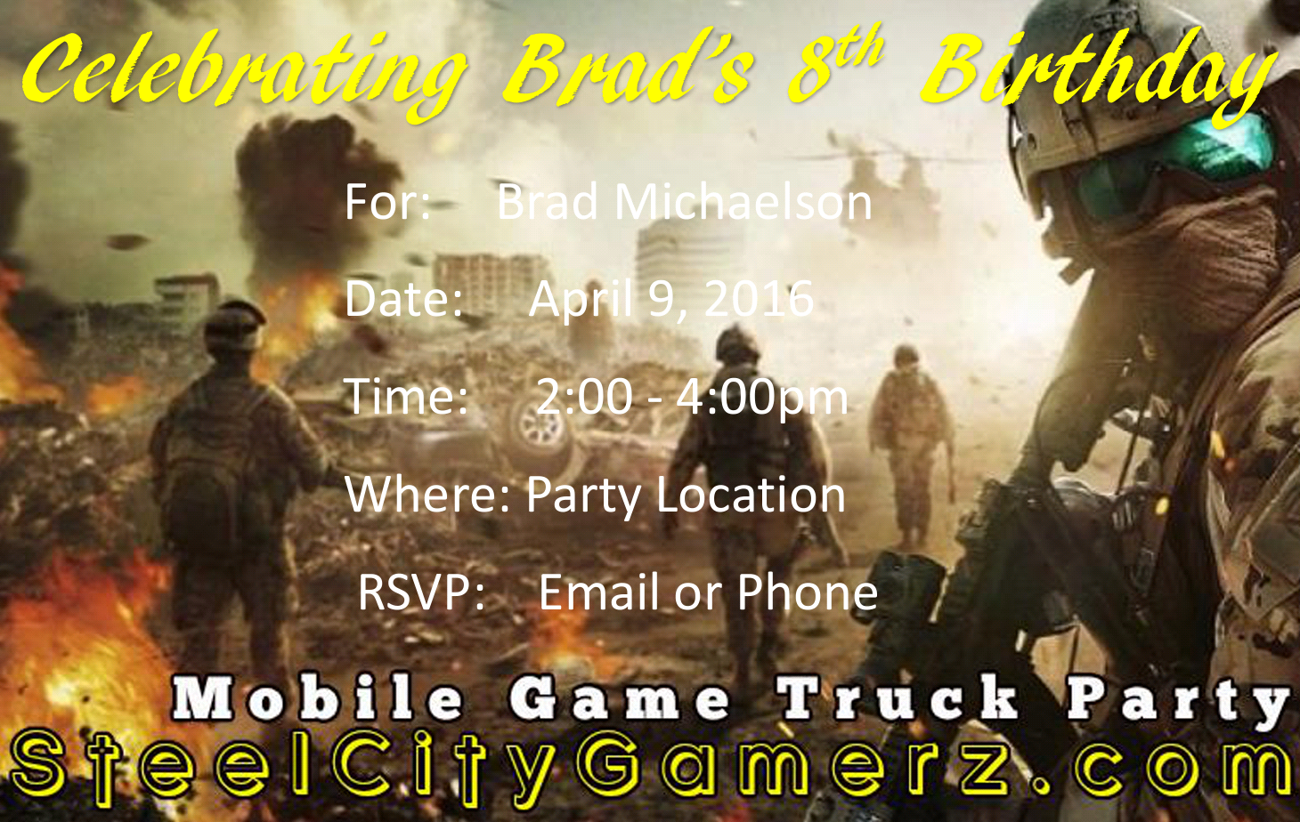 Free Birthday Party Invitations That Are Great For All Ages!